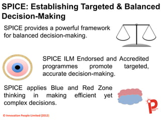 Spice a resource for leadership and innovation | PPT