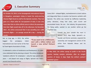 Spicejet-Hope is in the air? | PPTX