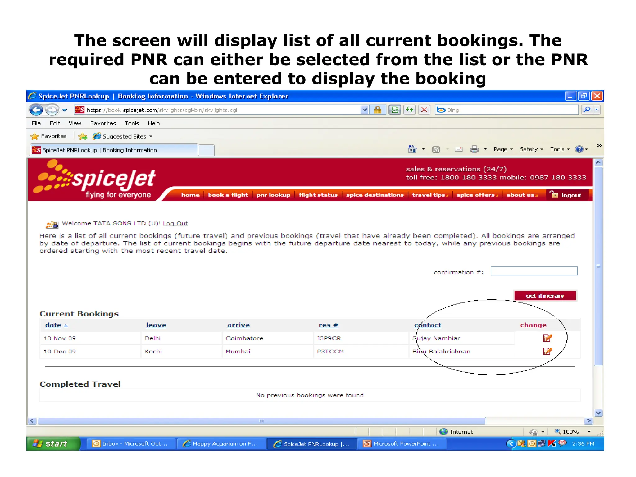 Spicejet - TATA Sons Ltd Booking process.ppt