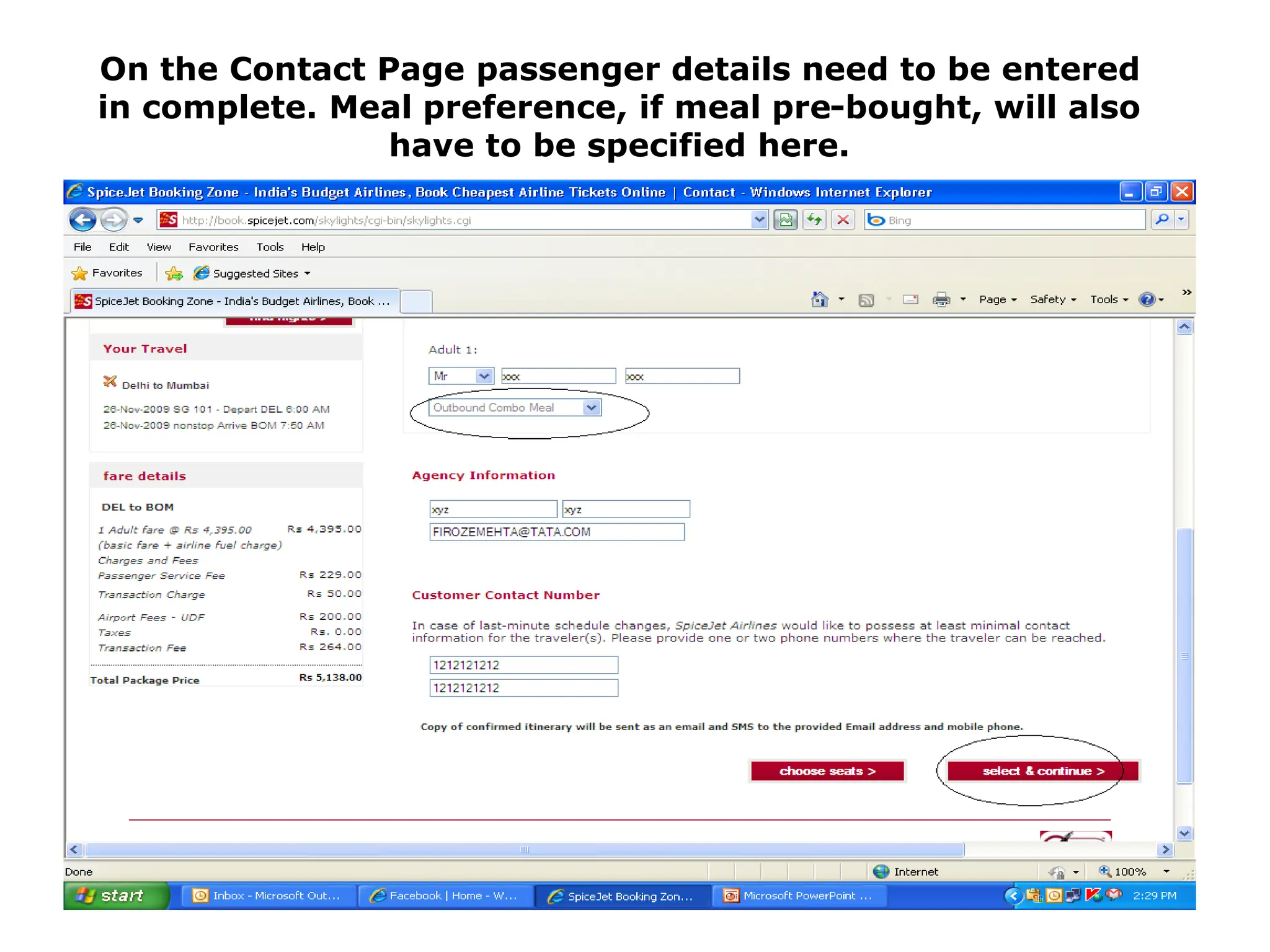 Spicejet - TATA Sons Ltd Booking process.ppt