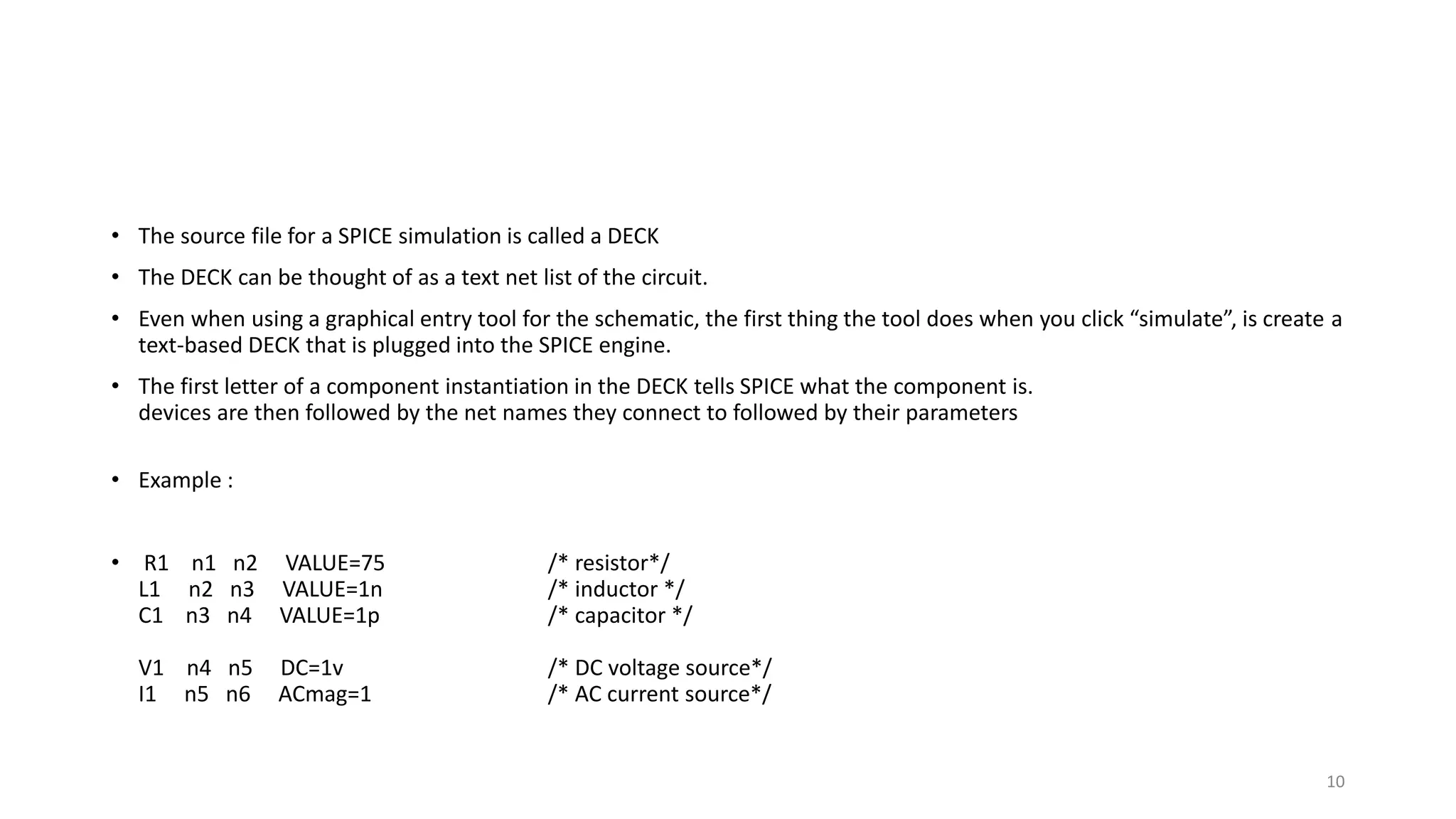 SPICE LEVEL I/LEVEL II/LEVEL III AND BSIM MODELS | PPTX