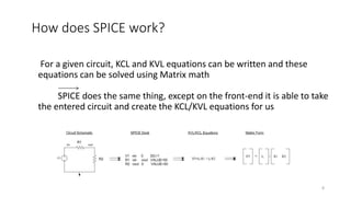 SPICE LEVEL I/LEVEL II/LEVEL III AND BSIM MODELS | PPTX
