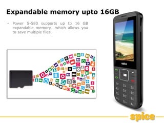 Spice Power S-580 Dual Sim Mobile | PDF