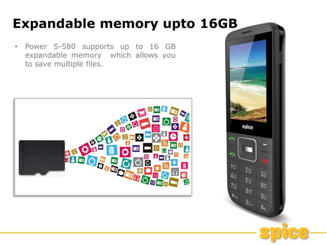 Spice Power S-580 Dual Sim Mobile | PPT