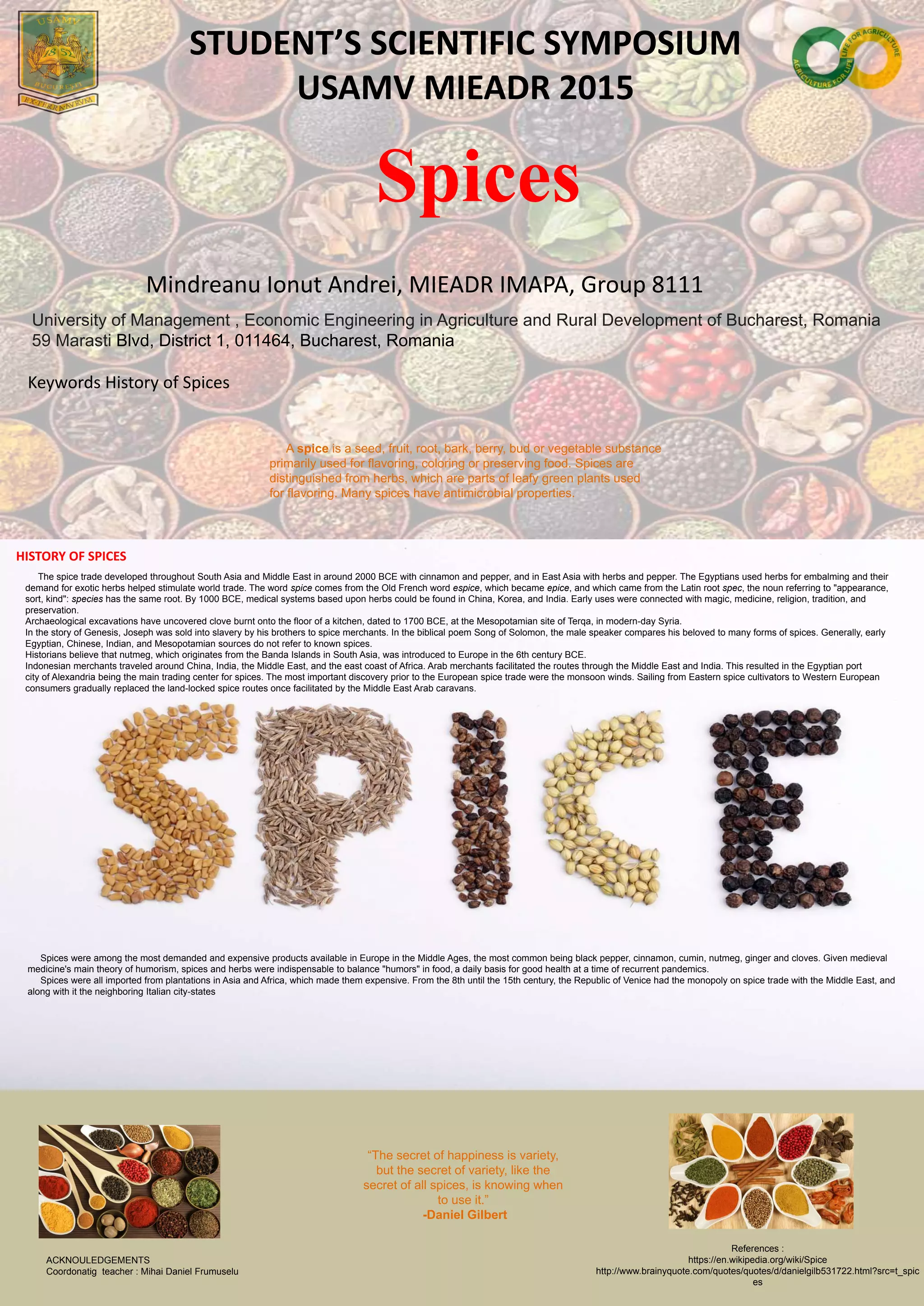 Spices | PPTX