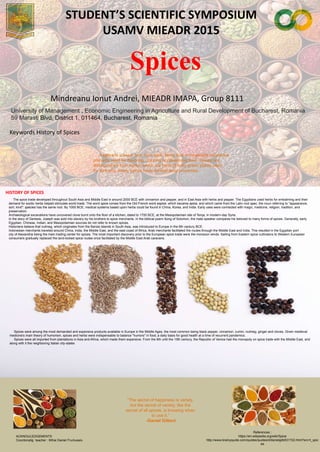 Spices | PDF