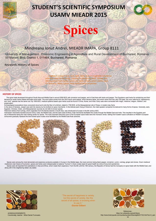 Spices | PDF