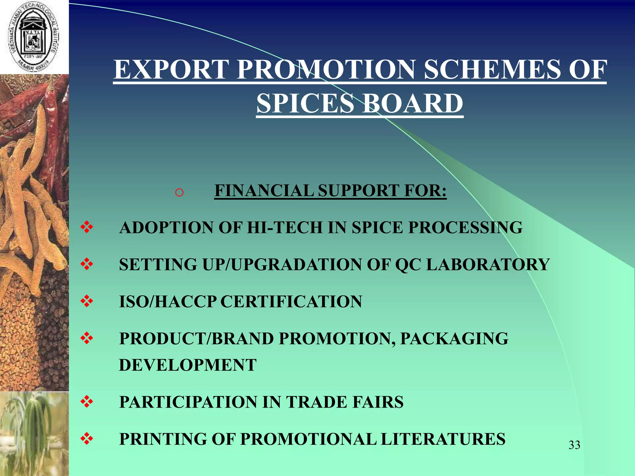 MARKETING OF INDIAN SPICES. | PPTX