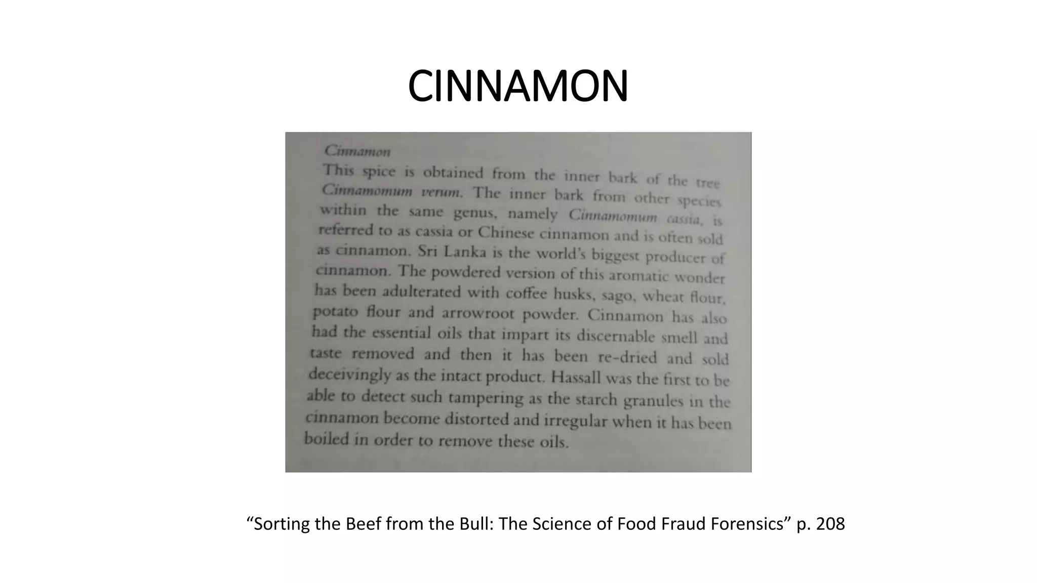 Spices Adulteration - Dangerous? Avoidable? | PPTX