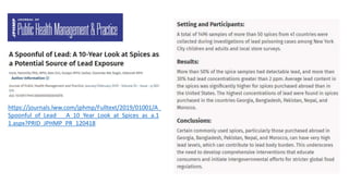 Spices Adulteration - Dangerous? Avoidable? | PPTX