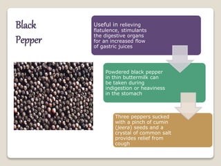 Spices and their benefits | PPTX