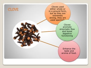 Spices and their benefits | PPTX