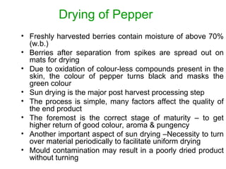 Major and minor spices processing methods.ppt