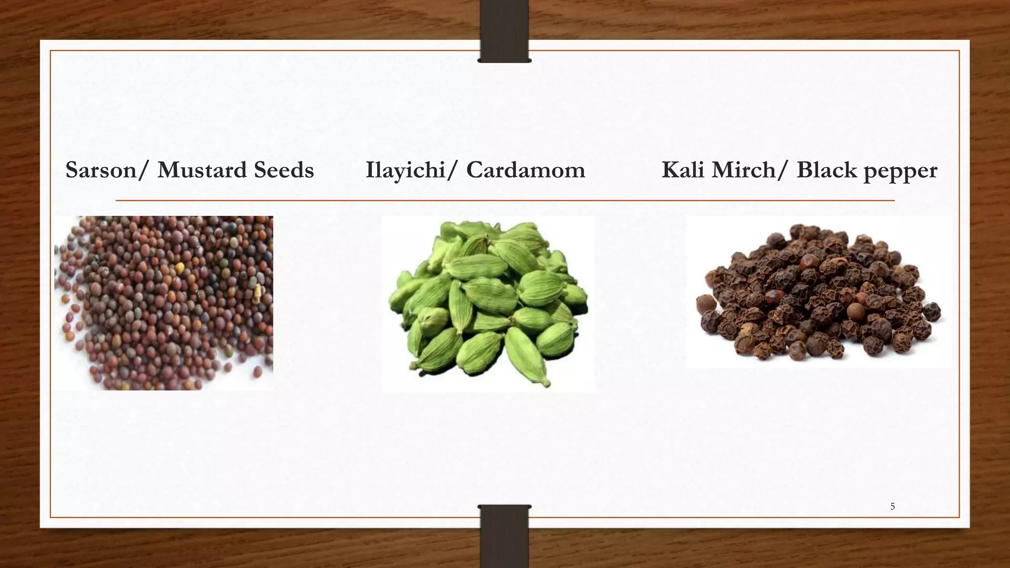 Spices used in our food | PPT