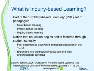 Spice up your lecture with Inquiry-based Learning | PPT