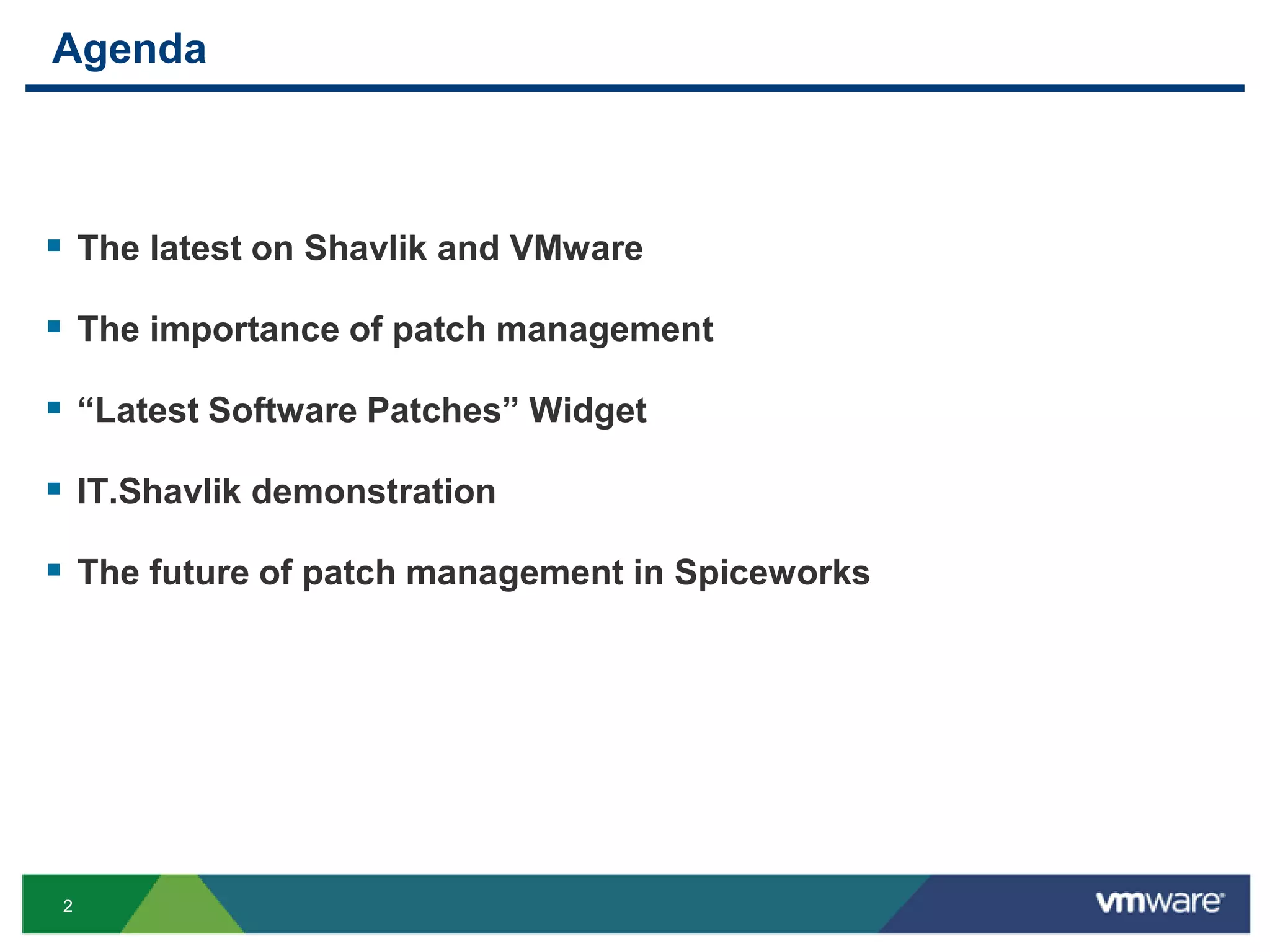 Bringing Patch Management to Spiceworks | PPT