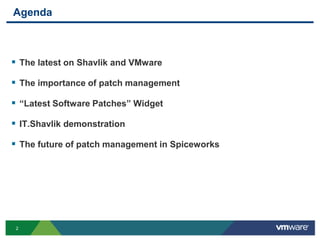 Bringing Patch Management to Spiceworks | PPT