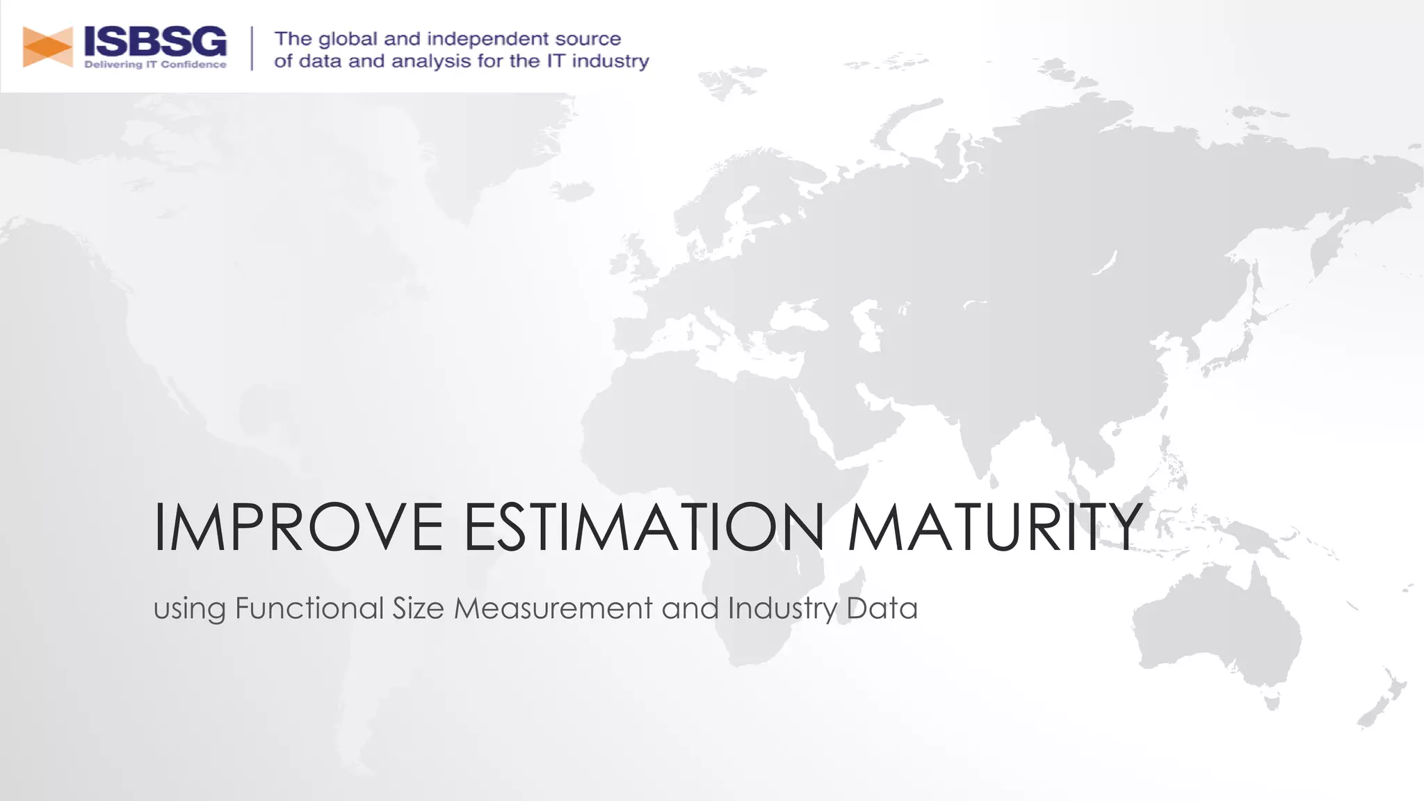 Improve Estimation maturity using Functional Size Measurement and Historical Data | PDF