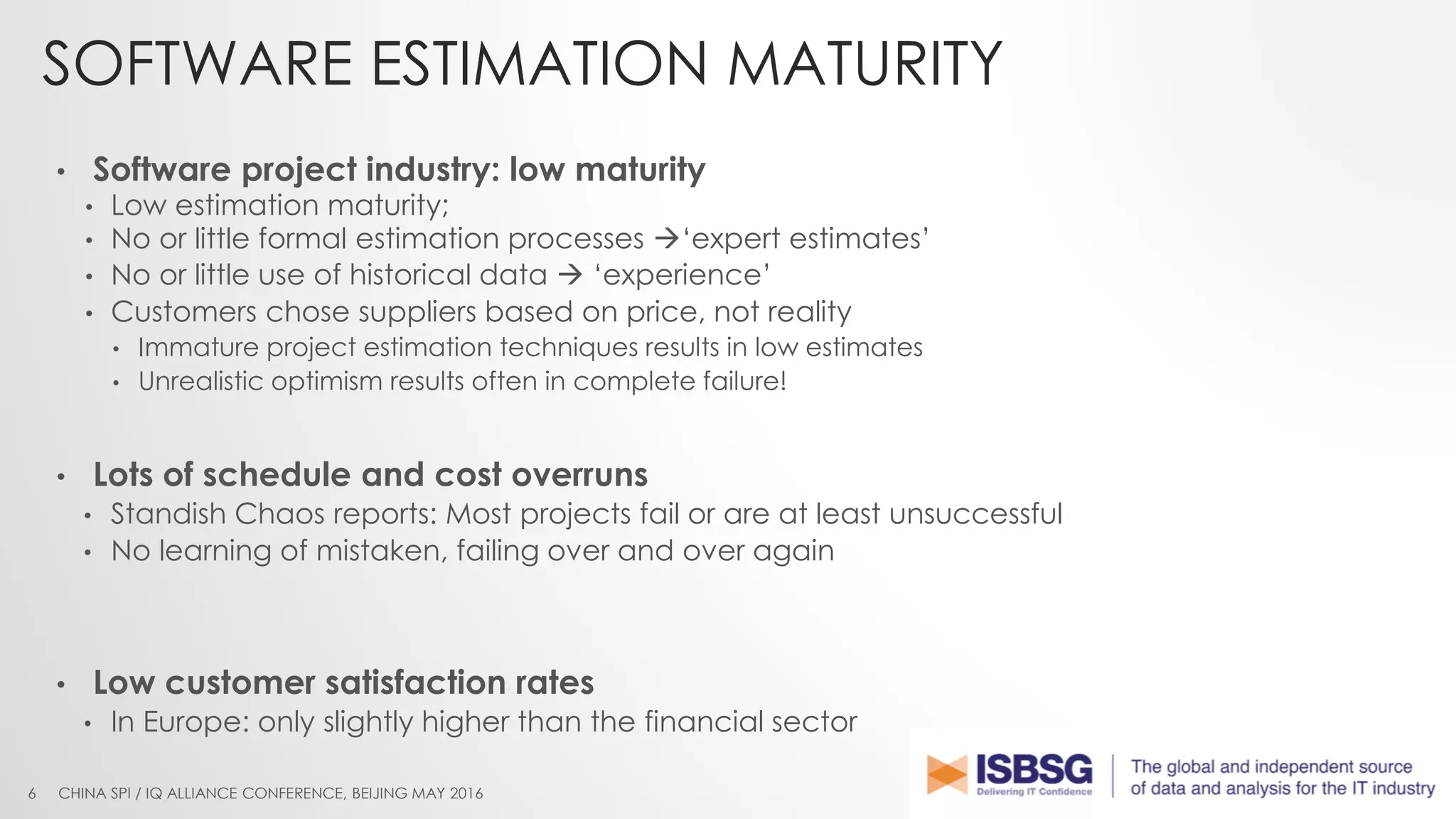 Improve Estimation maturity using Functional Size Measurement and Historical Data | PDF
