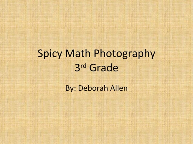 Math Photography | PPT