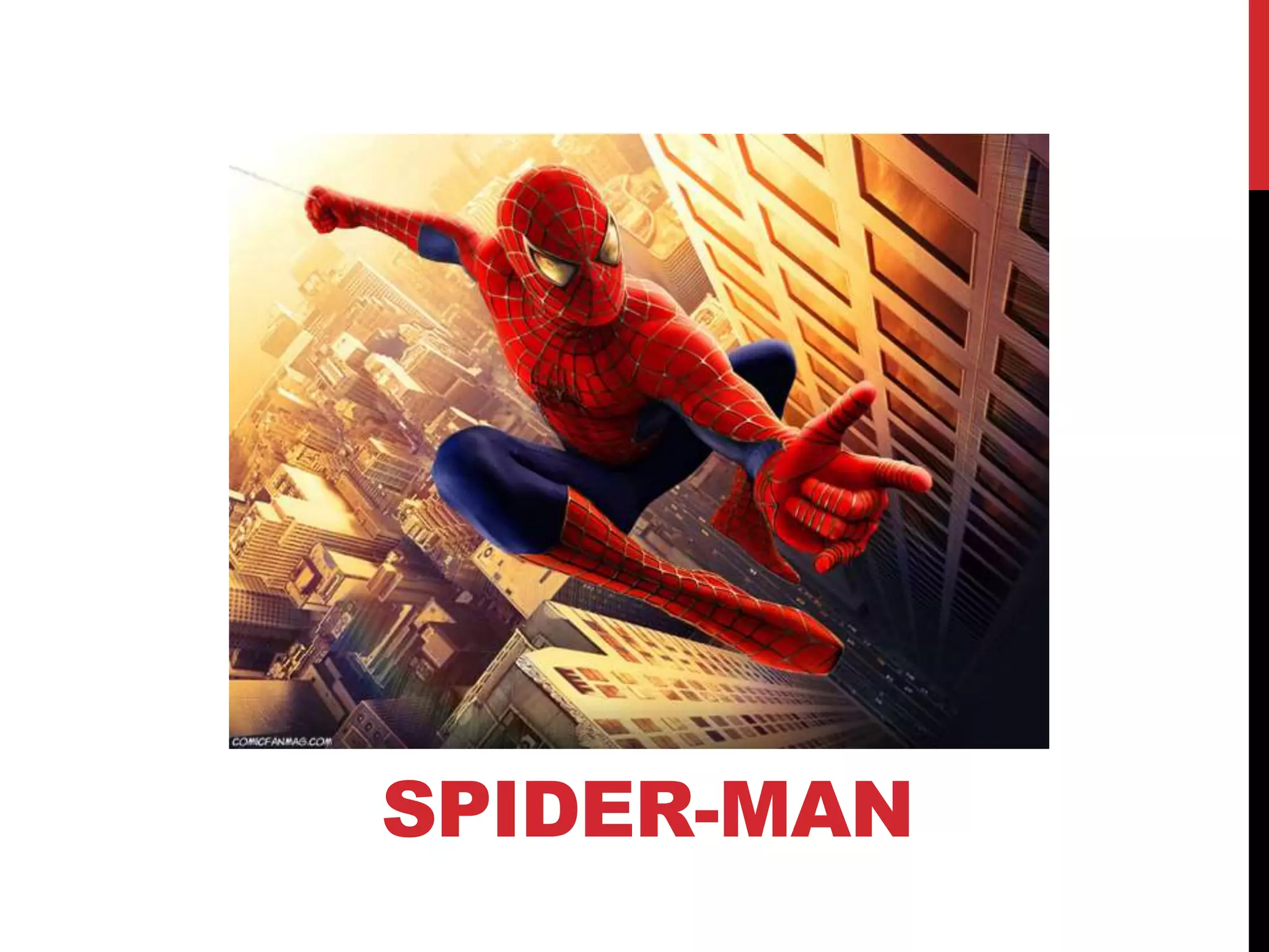 Spider man title sequences | PPTX