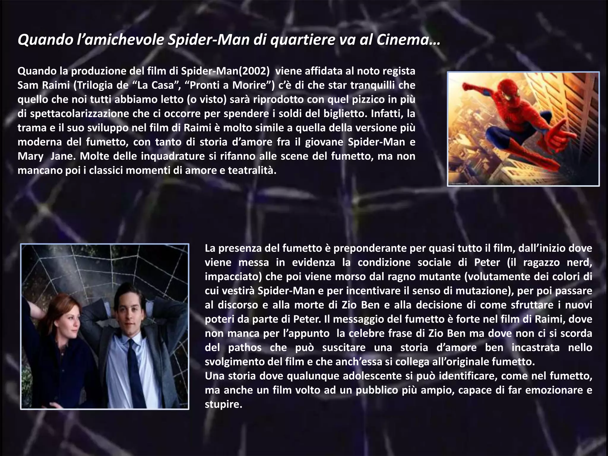 Tommaso Zambelli - SpiderMan | PPTX