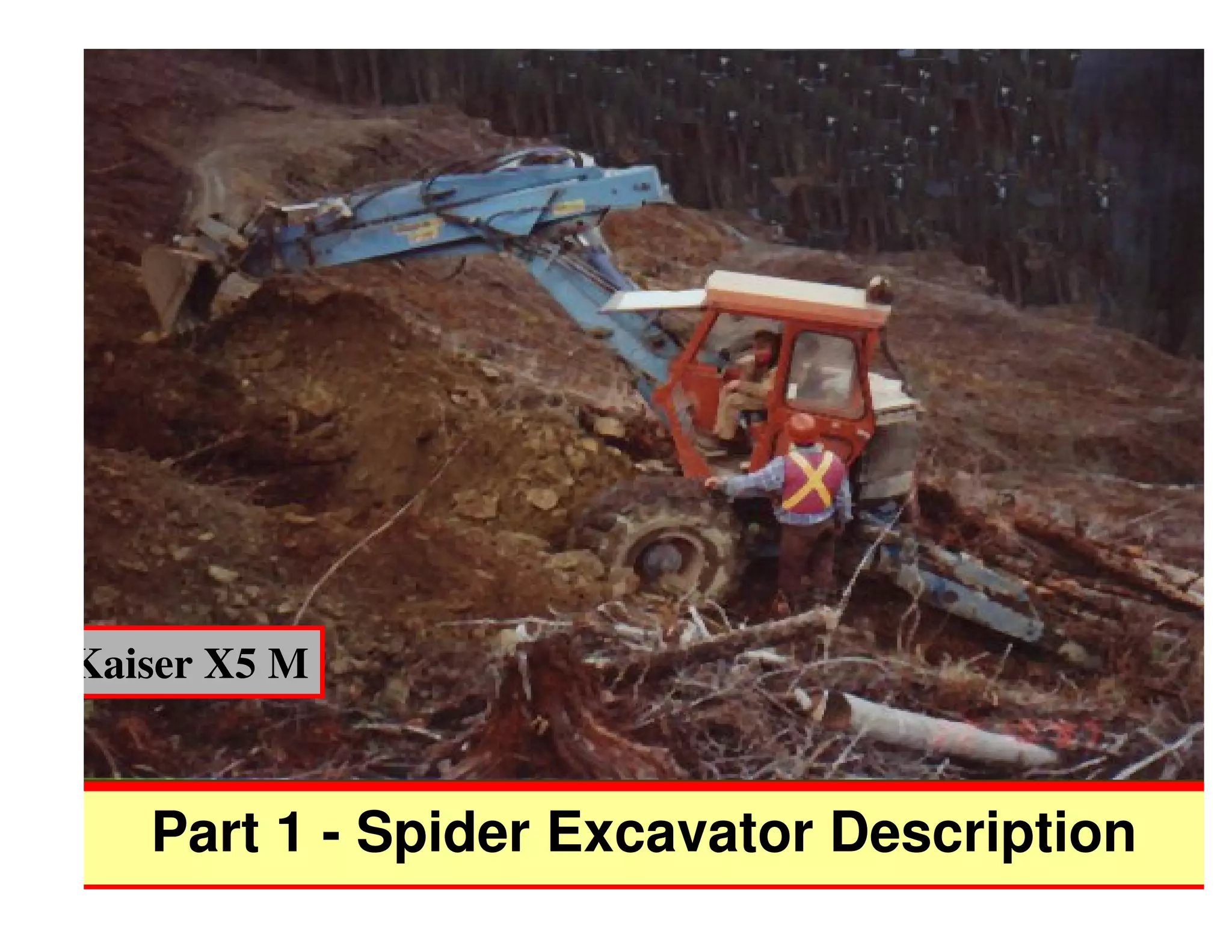 Spider excavator contour drainage v11 | PPT