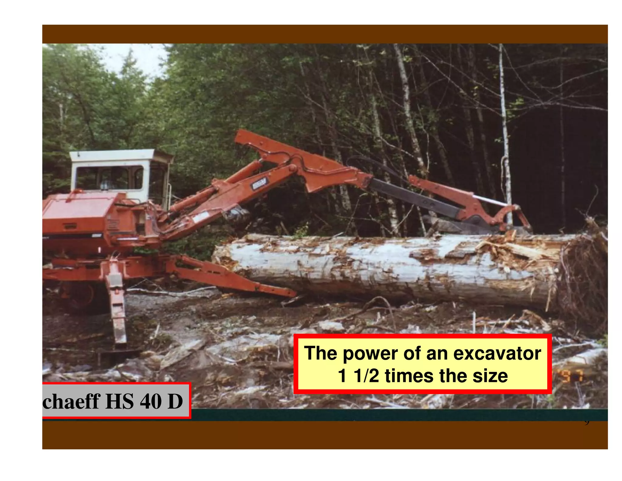 Spider excavator contour drainage v11 | PPT