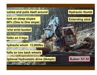 Spider excavator contour drainage v11 | PPT