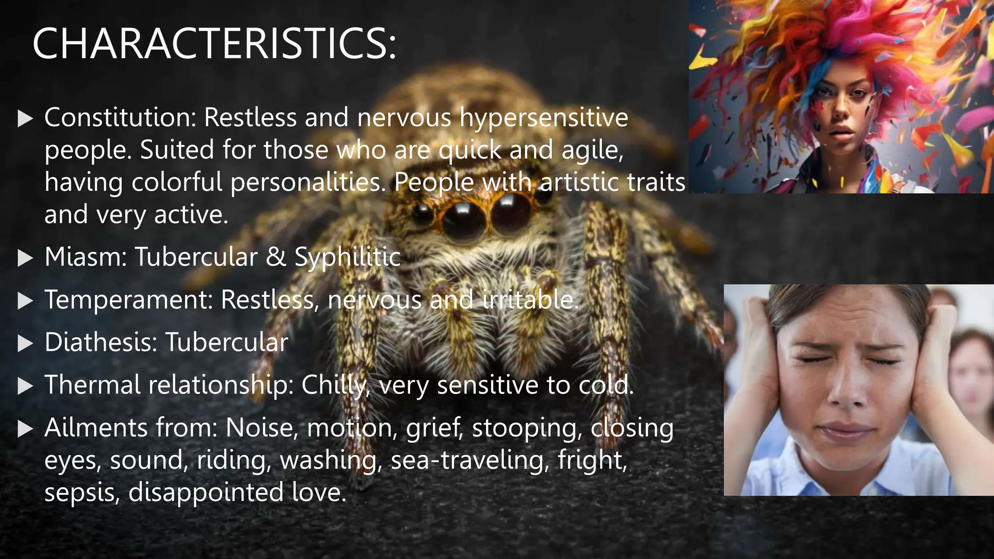 SPIDER GROUP.BHMS.HOMOEOPATHY.MATERIA MEDICA | PPTX