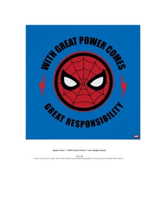 Spiderman poster collection | PDF