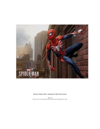 Spider Man Hanging Silhouette