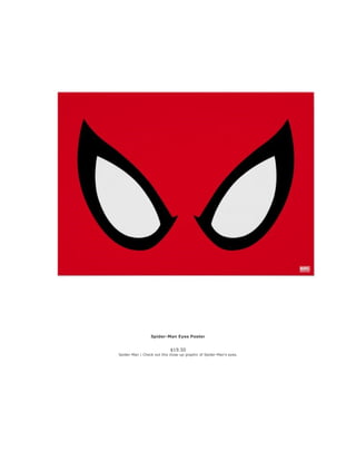 Spiderman Eyes Vector