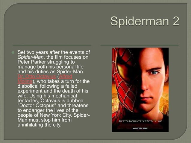 Spiderman.pdf | Celebrity Relationships | Pop Culture