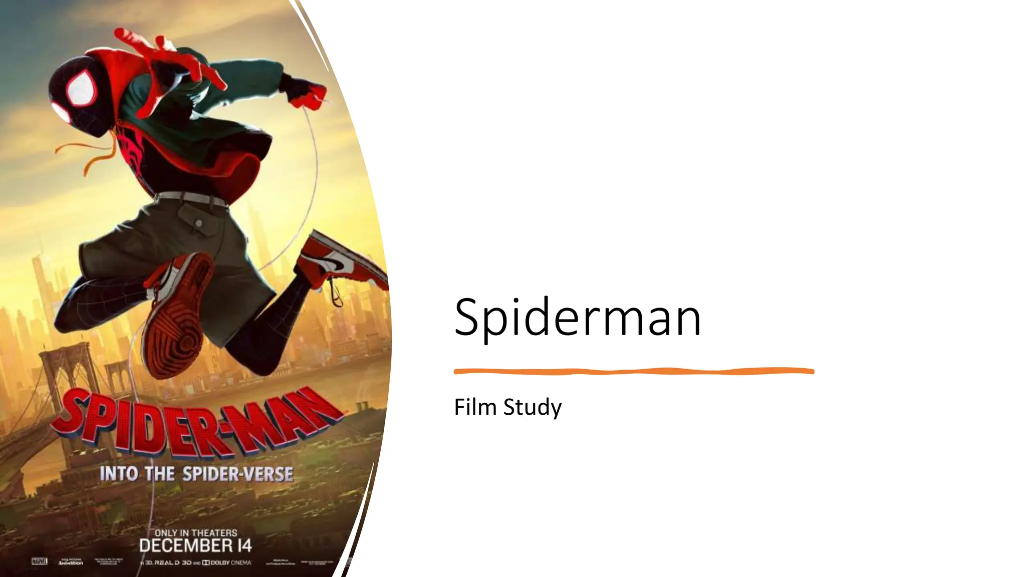 Spiderman into the Spiderverse starter activity | PPTX