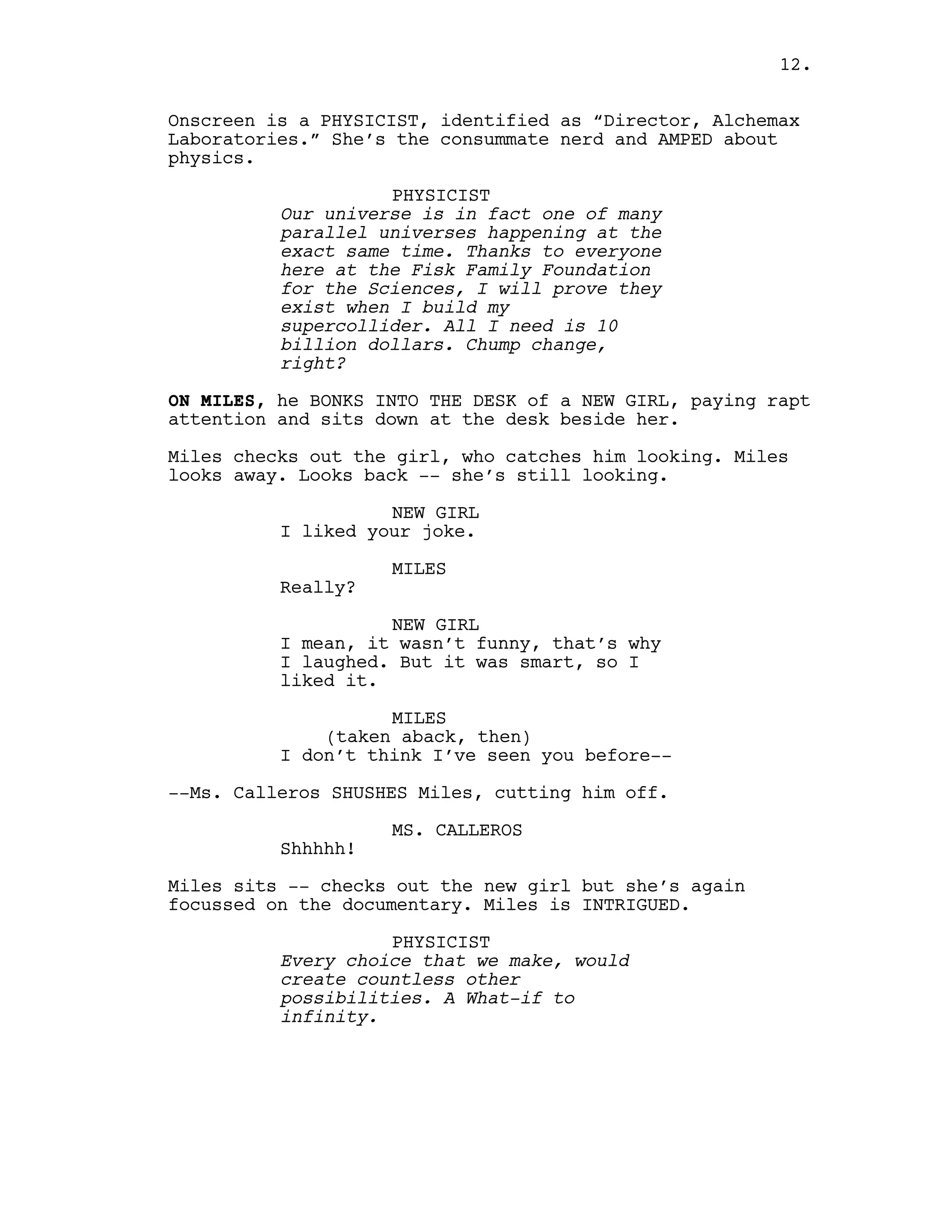 Spiderman 2018 screenplay | PDF