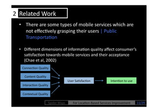 Spider maps for location based services improvement | PPT