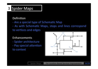 Spider maps for location based services improvement | PPT