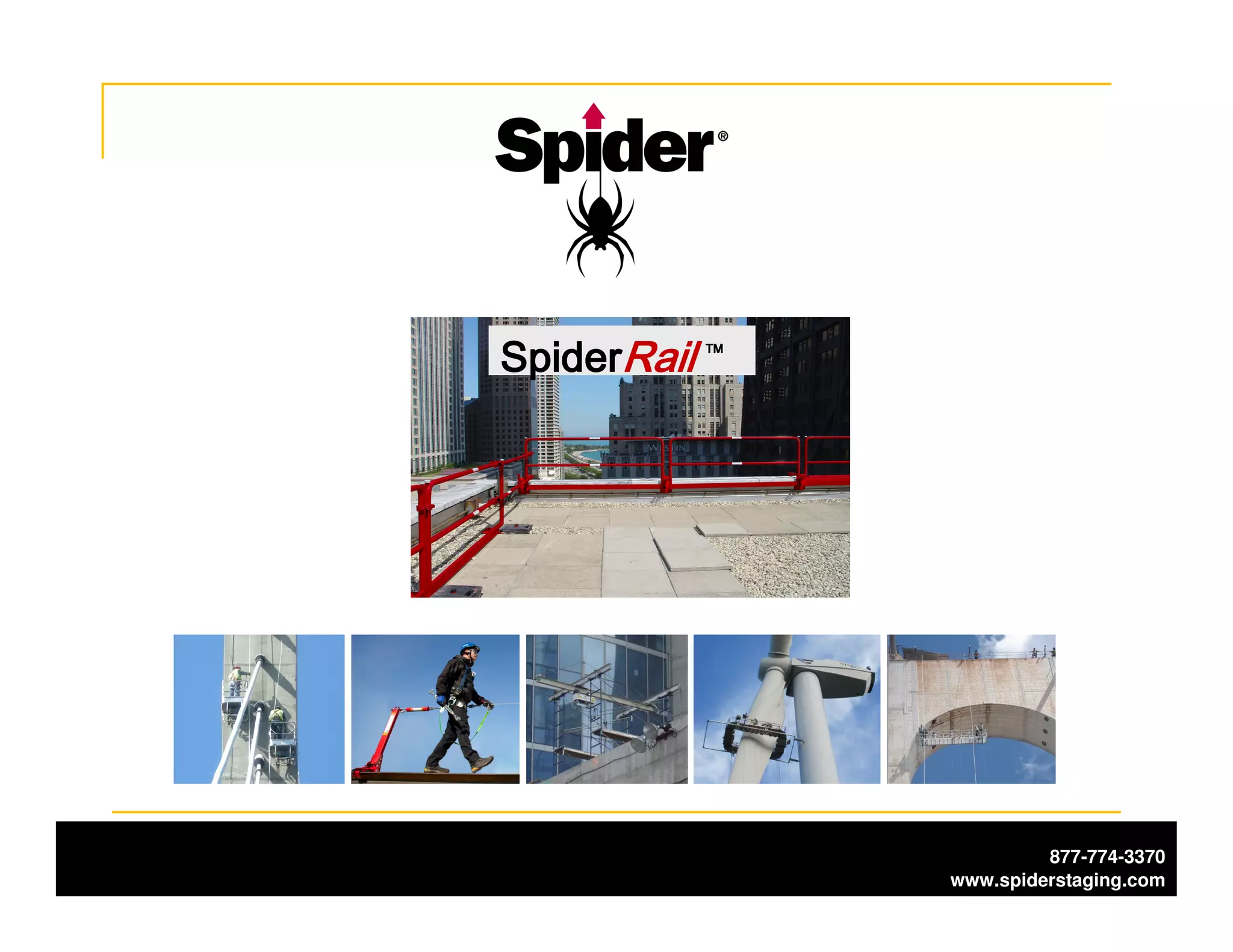 SpiderRail - Temporary guard rail for fall protection | PDF