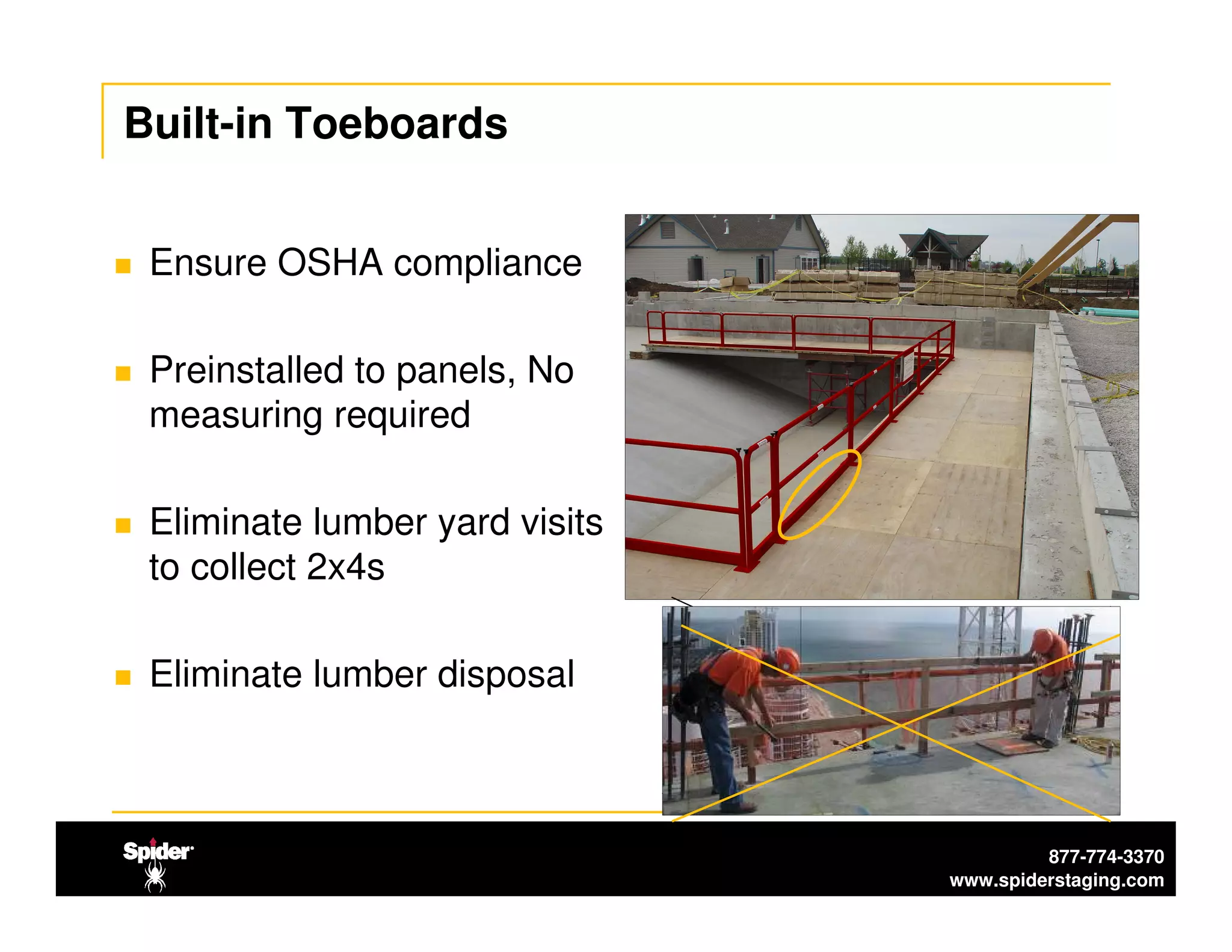 SpiderRail - Temporary guard rail for fall protection | PDF