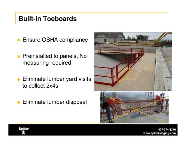 SpiderRail - Temporary guard rail for fall protection | PPT