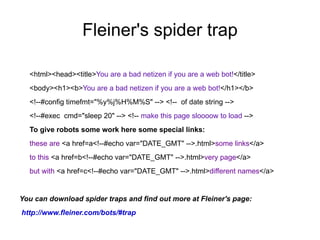Search Engine Spiders | ODP