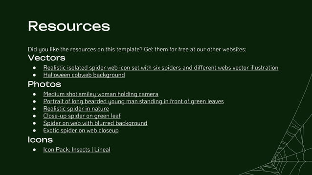 Spiders by Slidesgo - an introduction to arachnids | PPT