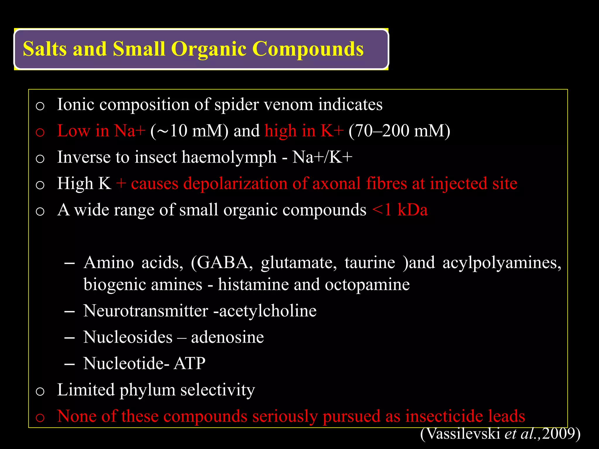 Spider venom credit seminar | PPTX