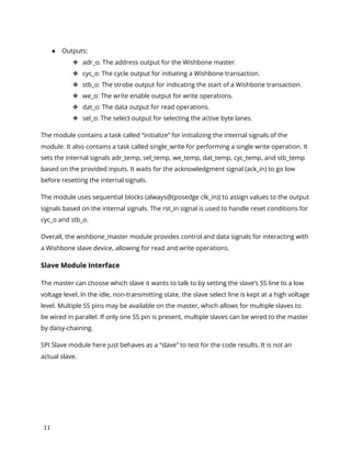 SPI Design Report used in serial communication | PDF