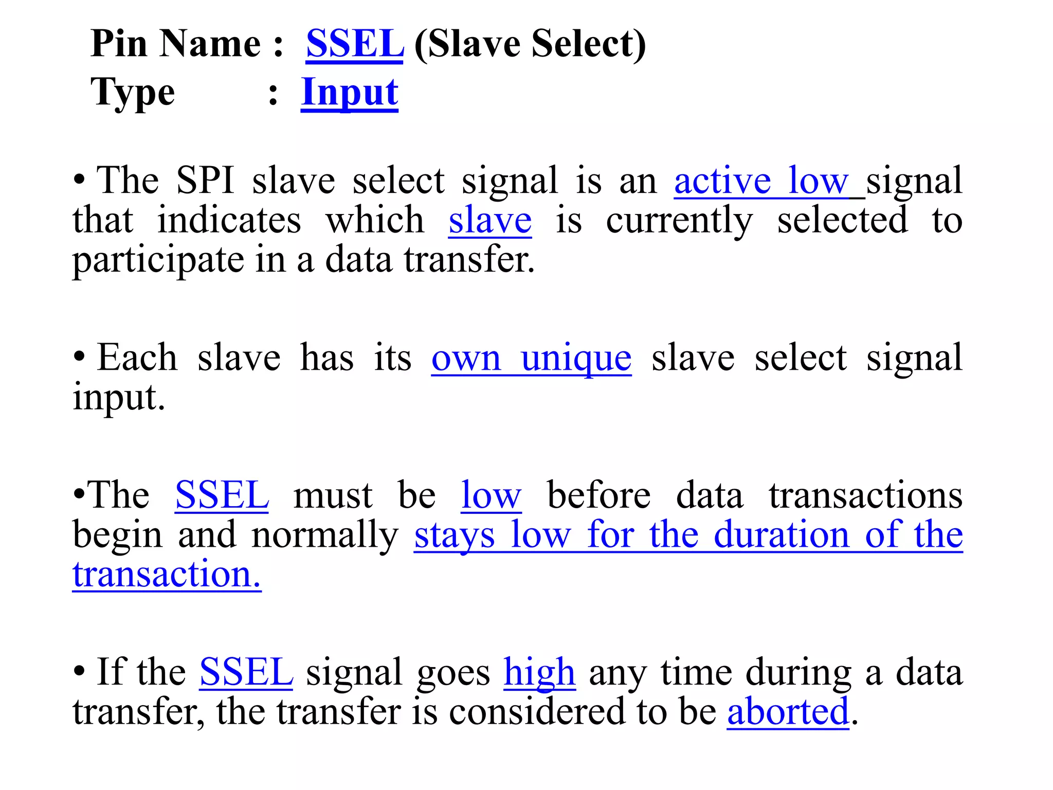 Serial Peripheral Interface(SPI) | PPT
