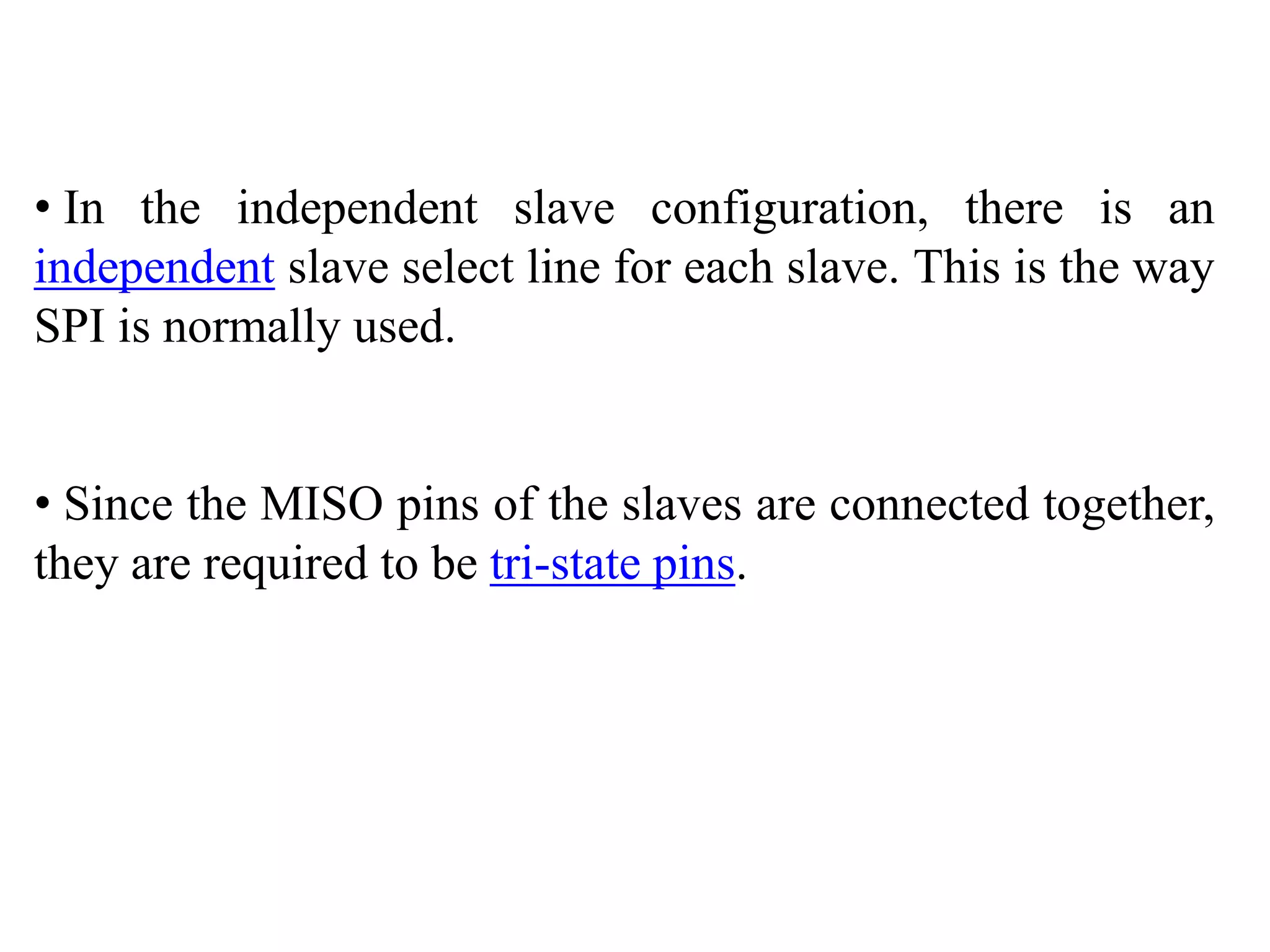 Serial Peripheral Interface(SPI) | PPT