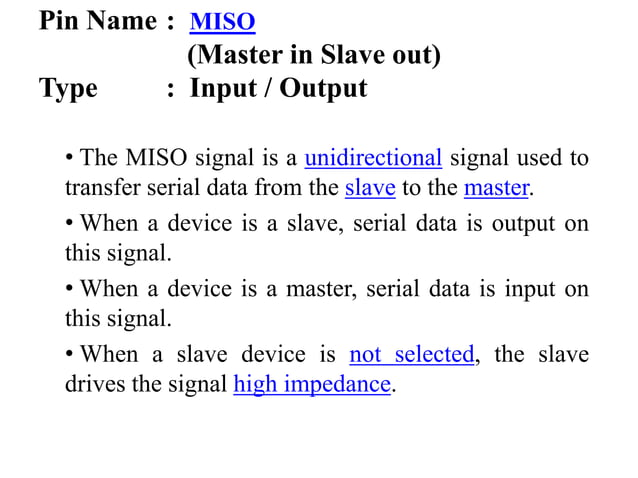 Serial Peripheral Interface(SPI) | PPT | Operating Systems | Computer Software and Applications