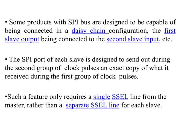 Serial Peripheral Interface(SPI) | PPT | Operating Systems | Computer Software and Applications