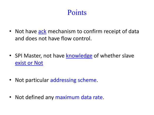 Serial Peripheral Interface(SPI) | PPT | Operating Systems | Computer Software and Applications
